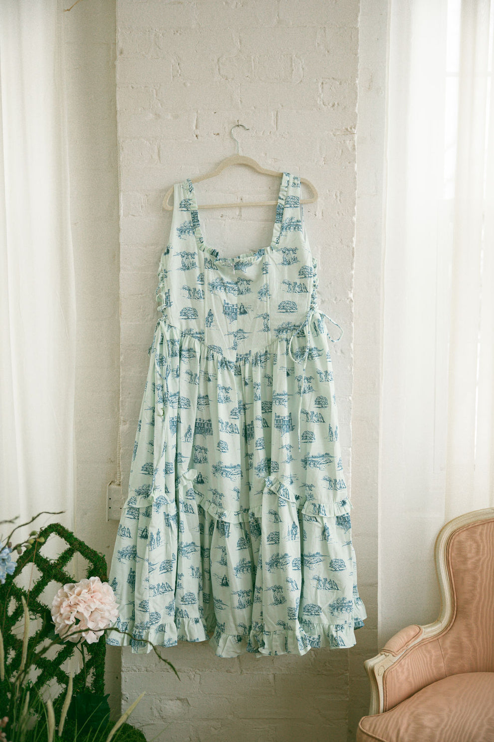 Blue Toile Carmilla Dress - Pride & Prejudice Collection – Valkyrie ...